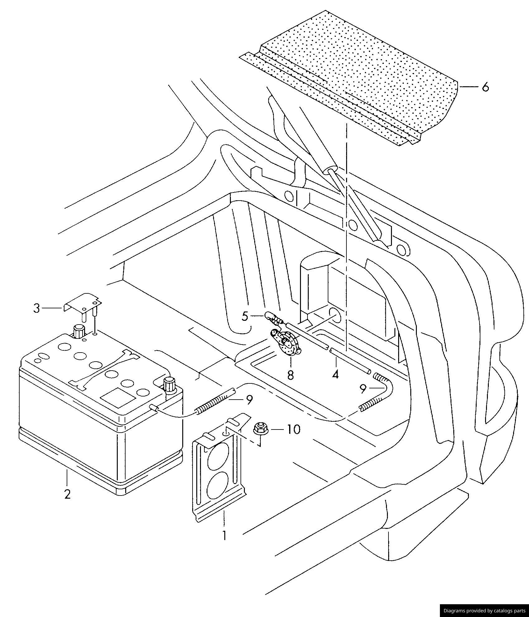 Audi Battery 4D0915105F - LLLParts