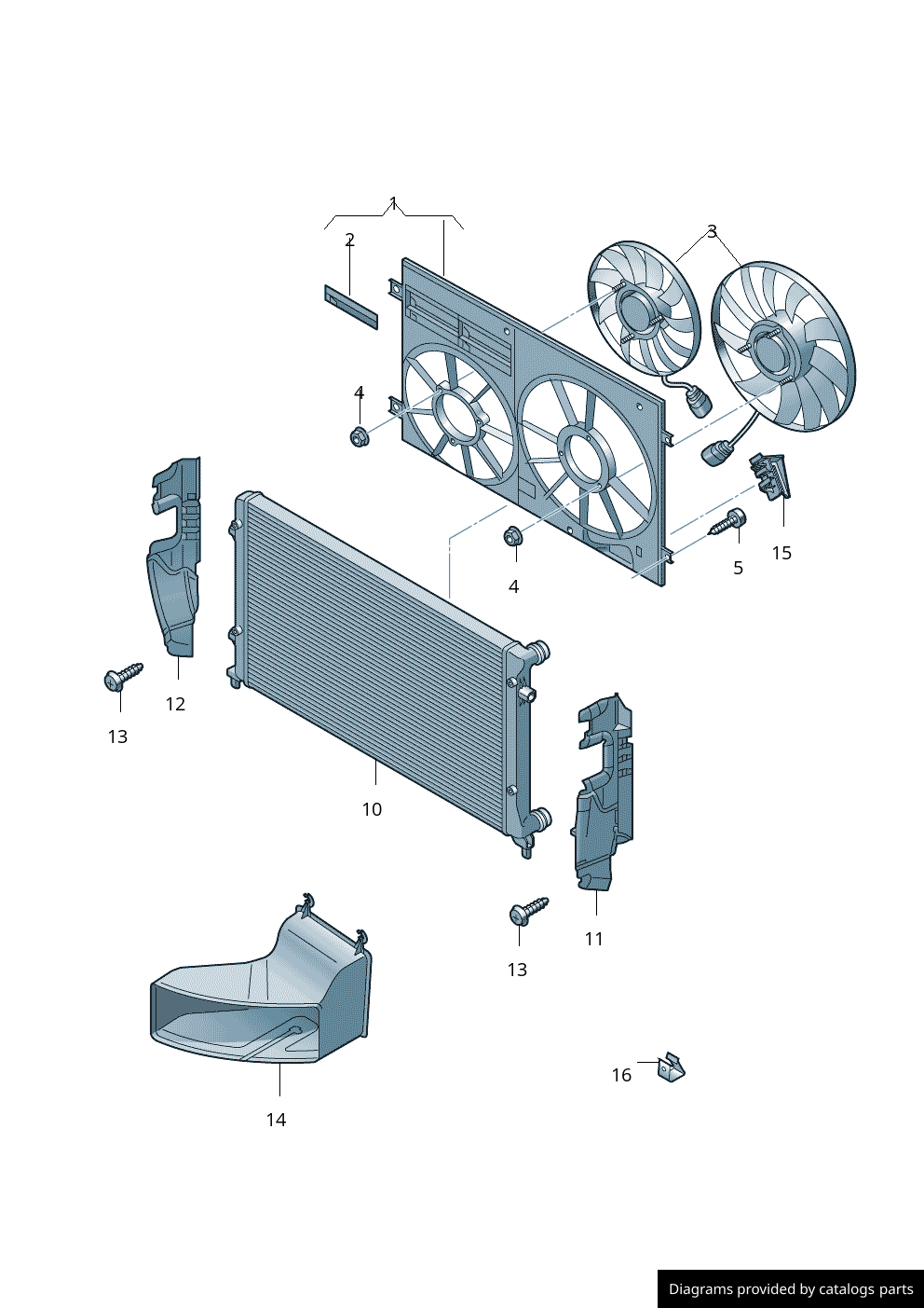 Audi Air Guide 8J0121283A - LLLParts