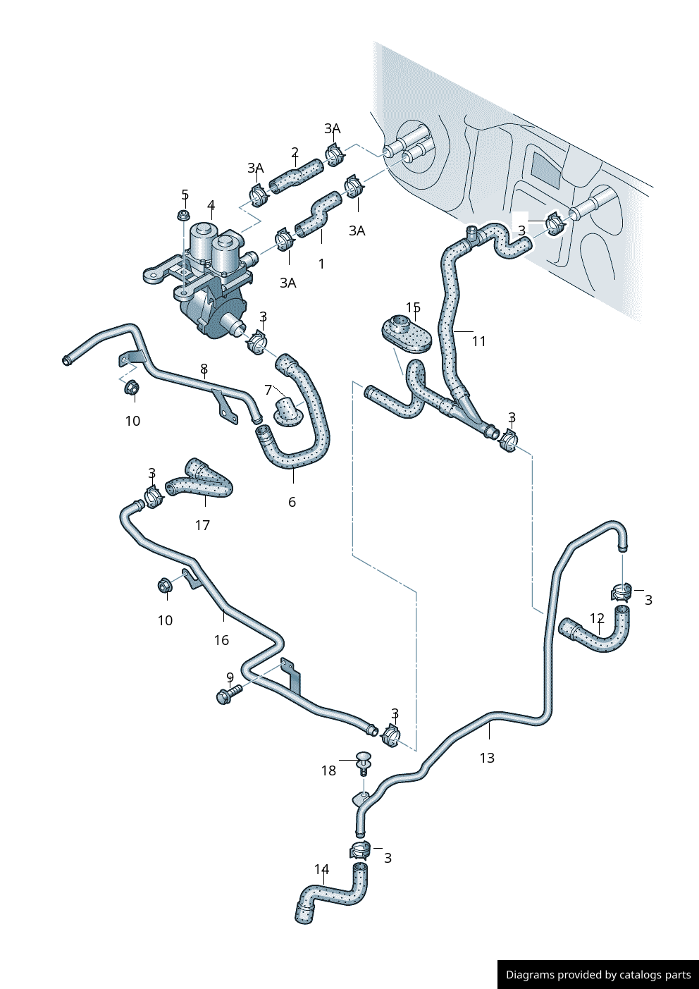 Audi Coolant Pipe 4F0819377H - LLLParts