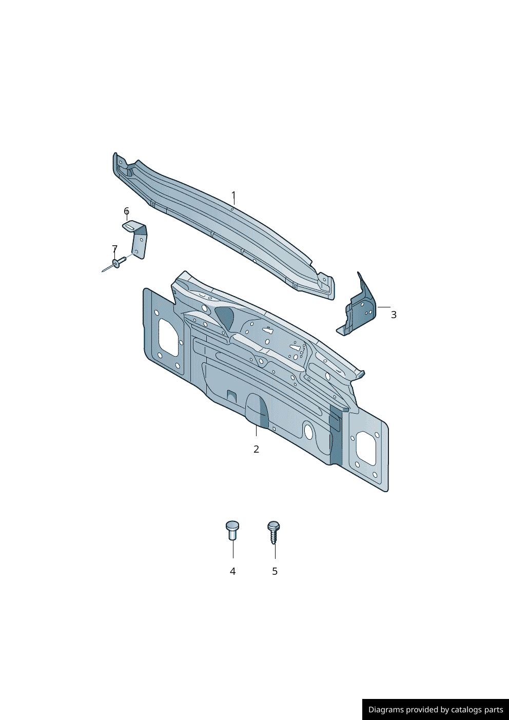 Audi Connecting Plate 4G8813393 - LLLParts