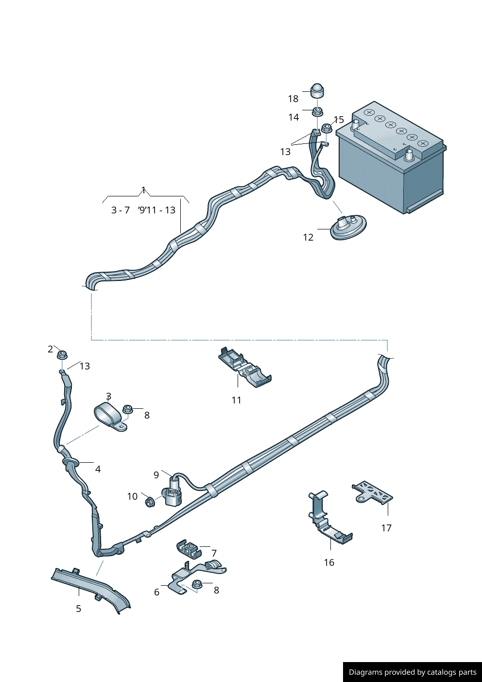 Audi Grommet 4G0971871G - LLLParts