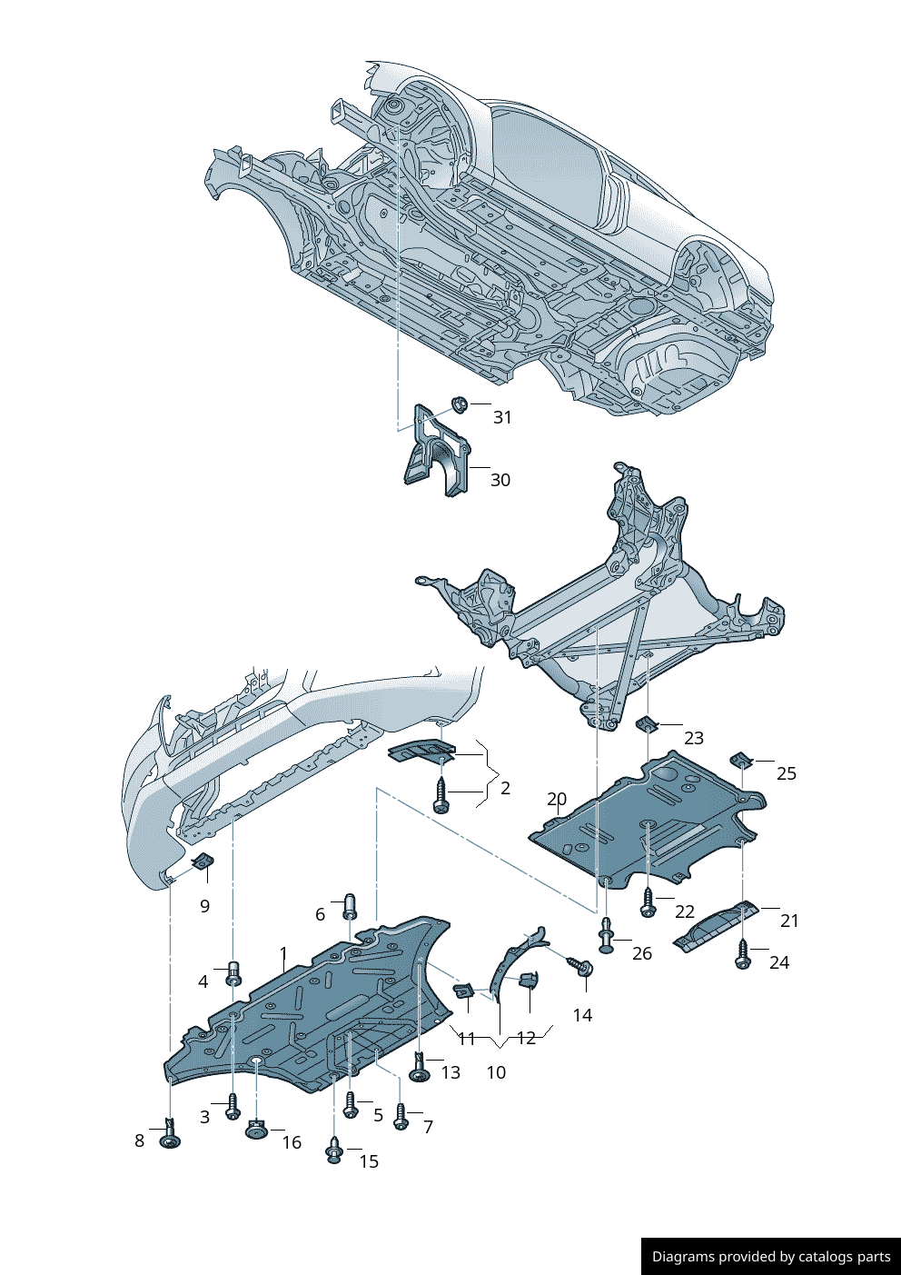 Audi Air Guide 8K0863325A - LLLParts