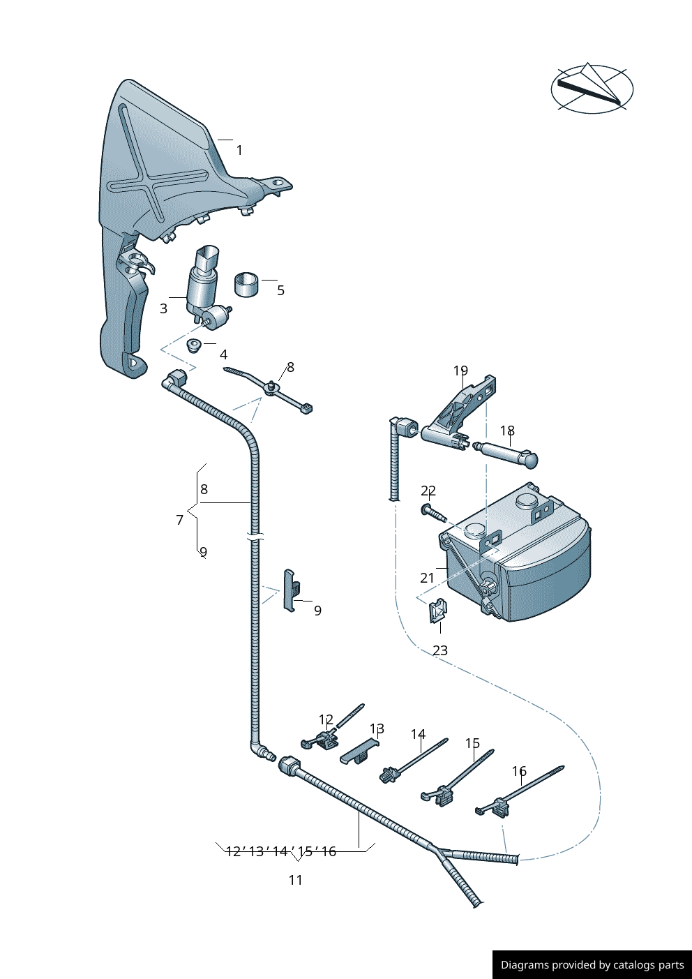 Audi Bracket 4N0955195 - LLLParts