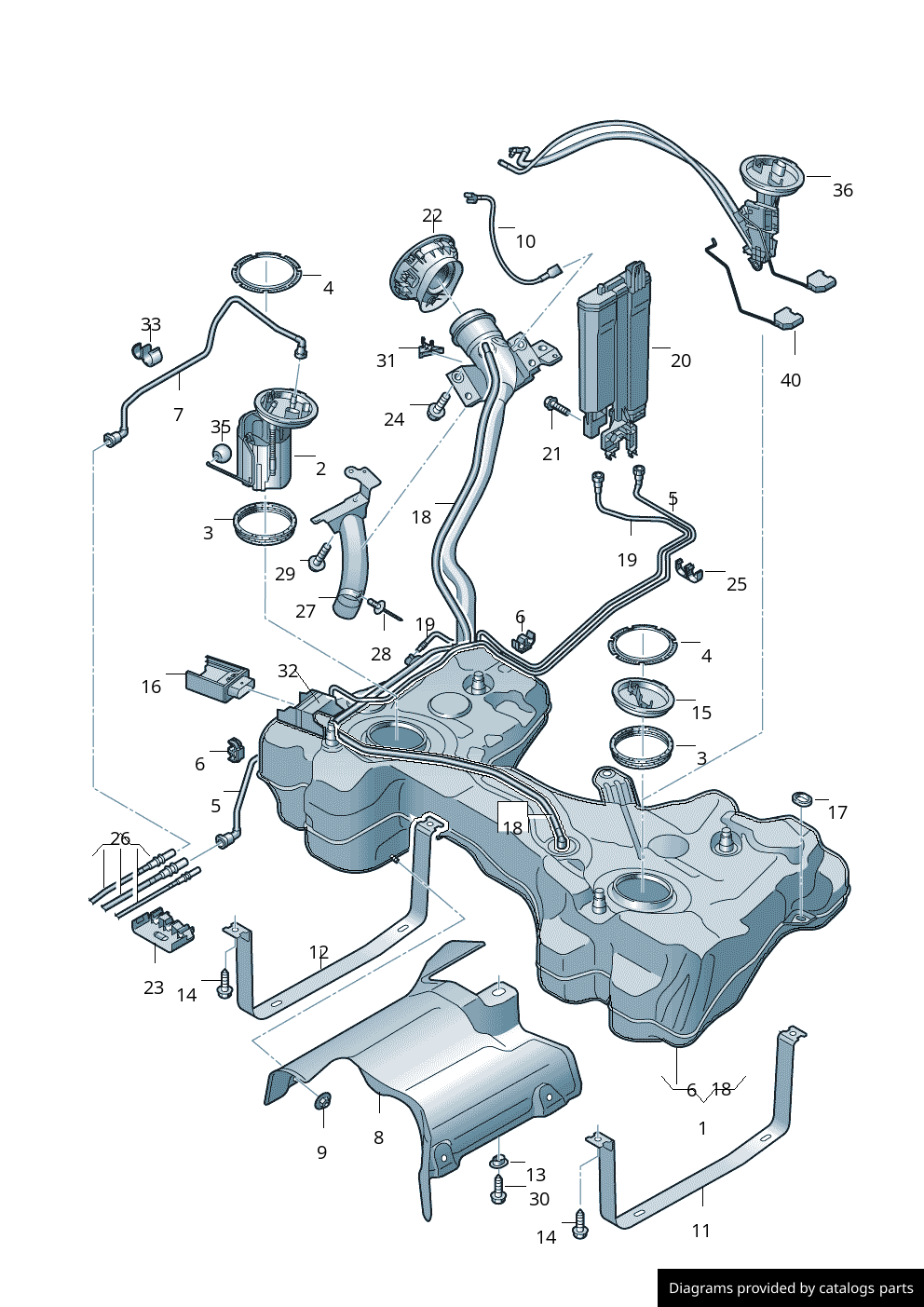 Audi Tensioning Strap 8S0201653 - LLLParts