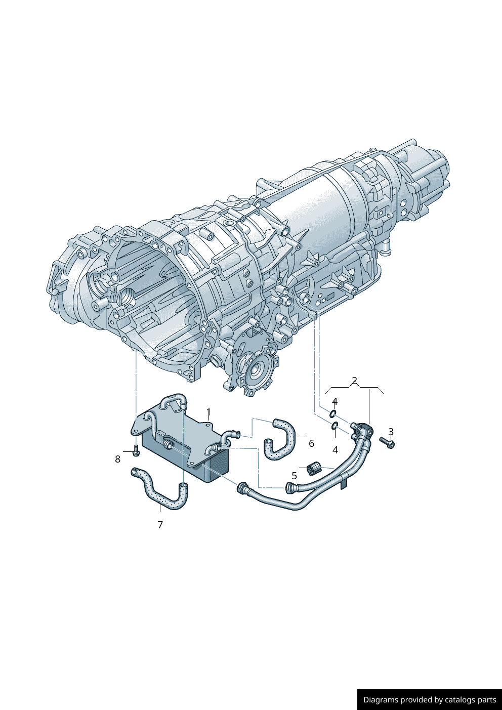 Volkswagen / Audi Gear Oil Cooler 4M0317021G - LLLParts