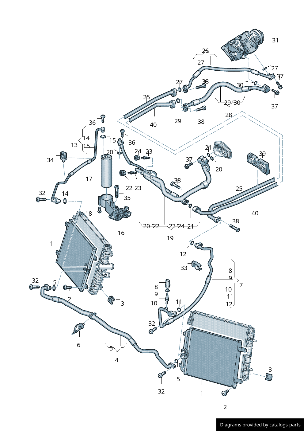Audi Drier 4S0820193 - LLLParts