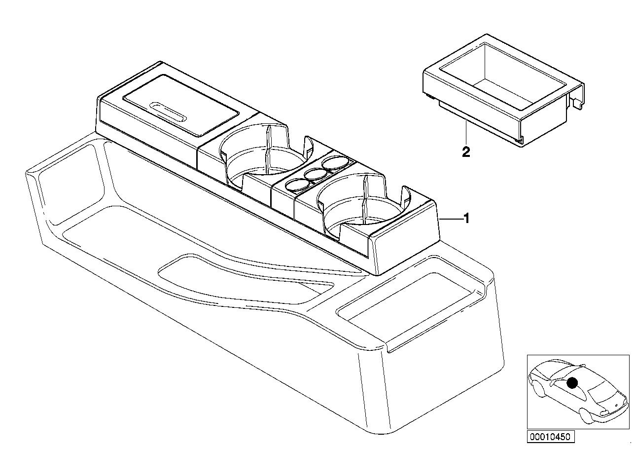 BMW Console 82279404572 - LLLParts