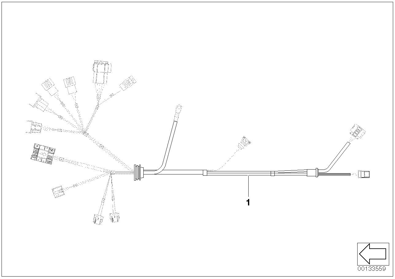 BMW Wiring Harness, Engine Grbx. Module 12513448539 - LLLParts