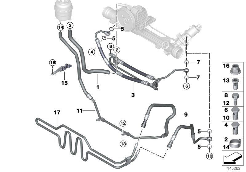 BMW Suction Pipe 32416850284 - LLLParts