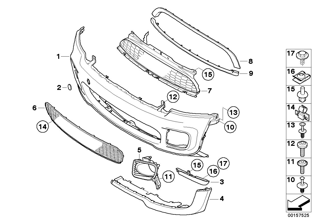 Mini Extension, Front Left 51110413249 - LLLParts