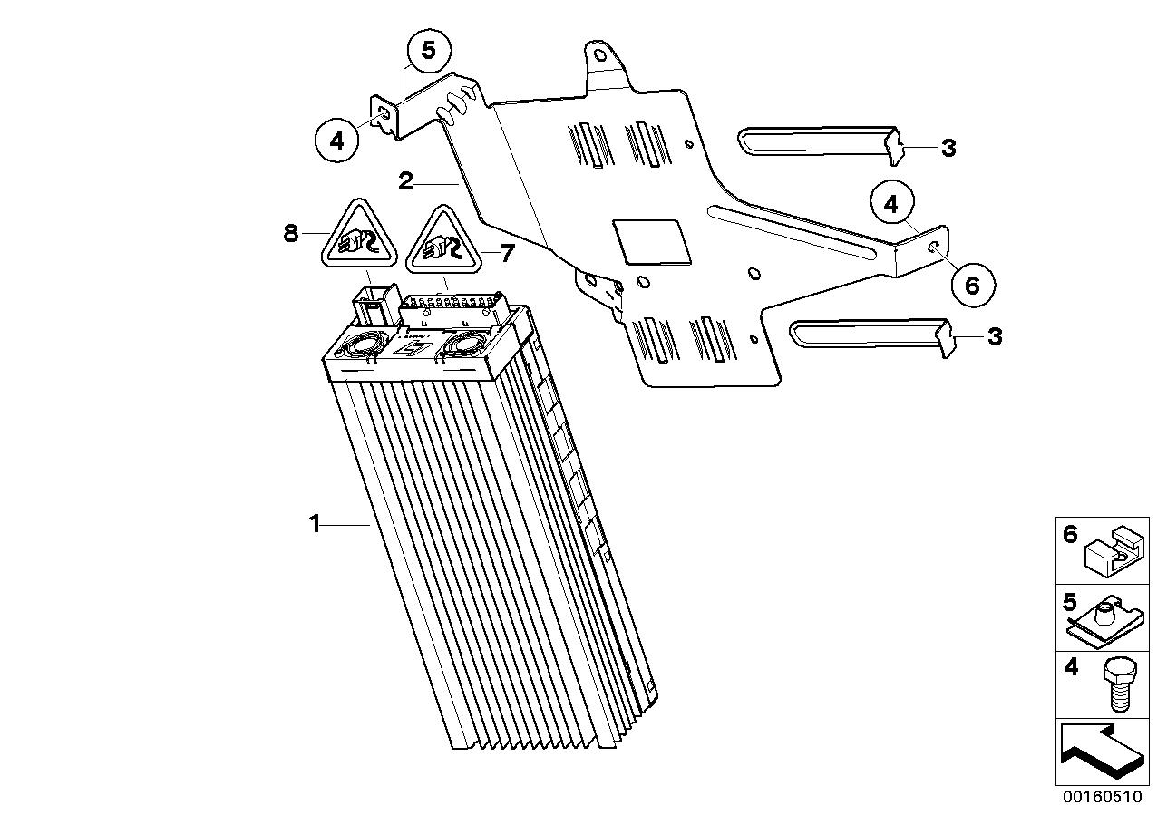 BMW Top-Hifi System Amplifier 65126973618 - LLLParts