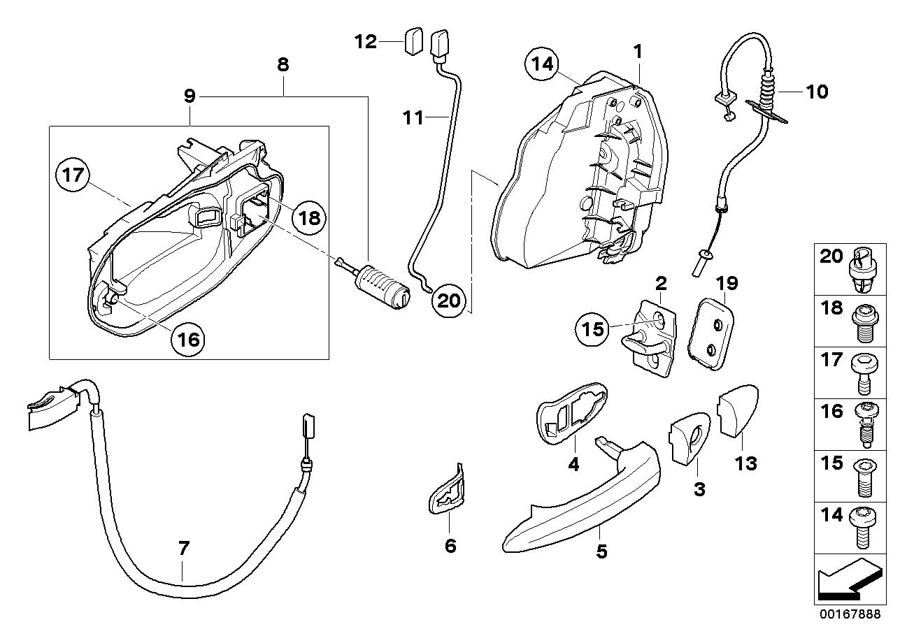 BMW Carrier With Catch, Coded Left 51213449075 - LLLParts