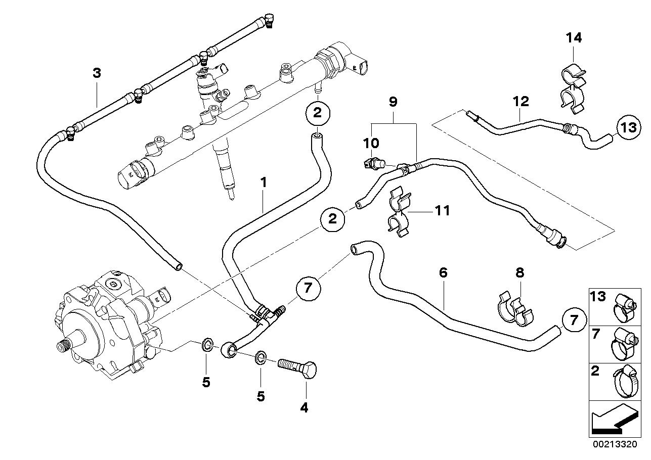 BMW Fuel Feed Line 13533418109 - LLLParts