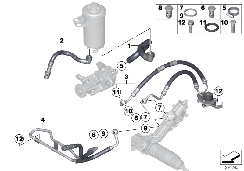 BMW Expansion Hose 32416852877 - LLLParts