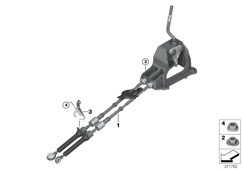 BMW Complete Gearshift /6-Speed 25118687536 - LLLParts