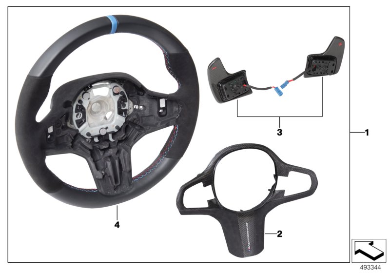 BMW Steering Wheel 32302462901 - LLLParts