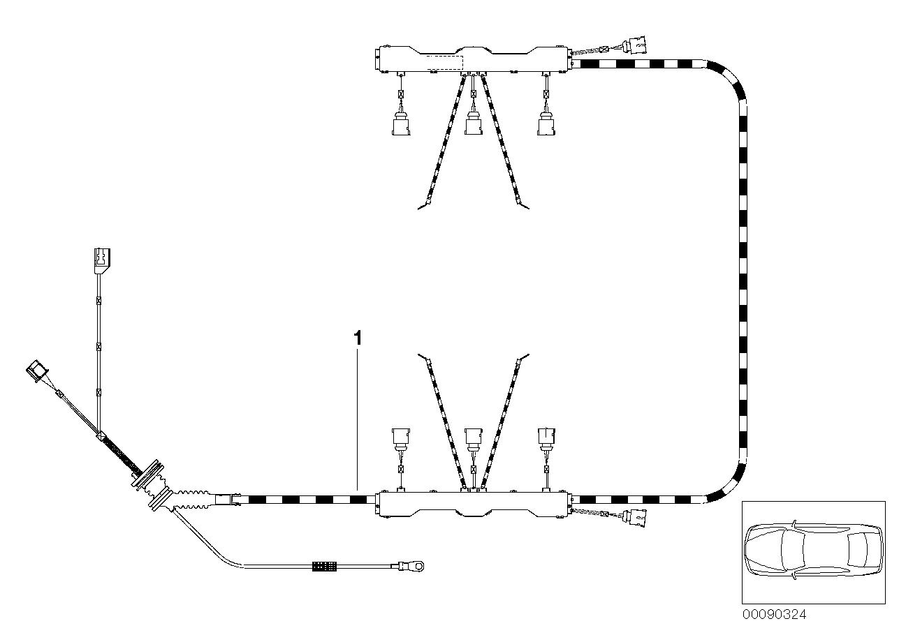 BMW Wiring Harness, Engine Ignition Module 12517549856 - LLLParts