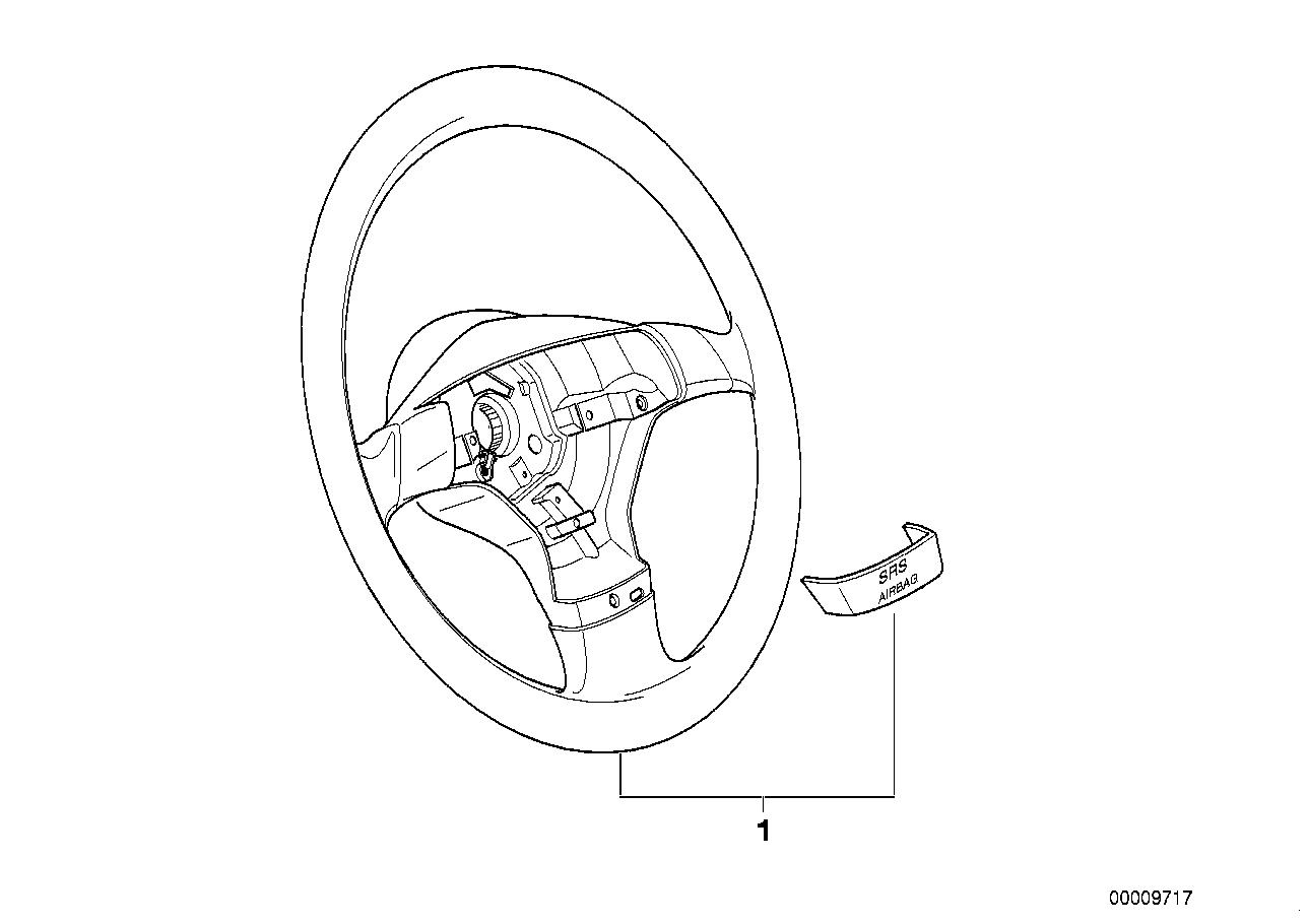 BMW Steering-Wheel Rim Leather 32349404682 - LLLParts