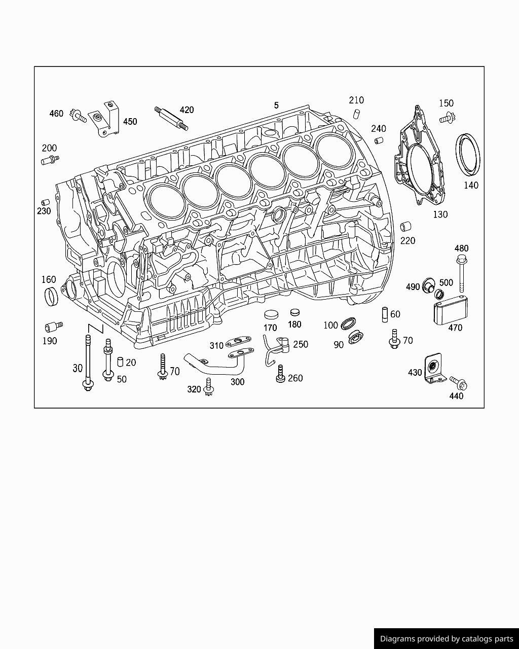 Mercedes Benz Crankcase A2750103005 - LLLParts