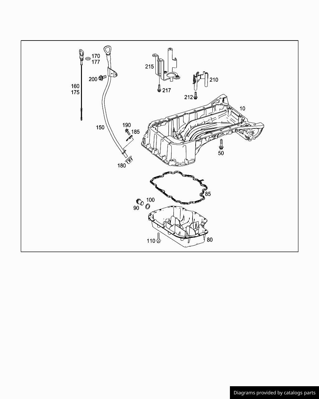 Mercedes Benz Oil Pan A2760105707 - LLLParts