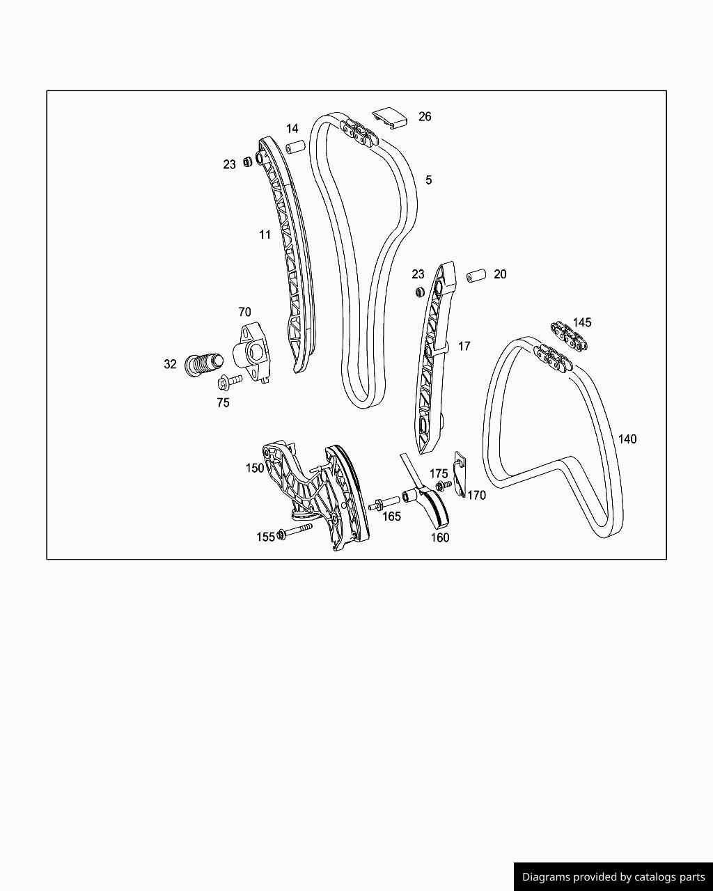 Mercedes Benz Chain Tensioner A2710300963 - LLLParts