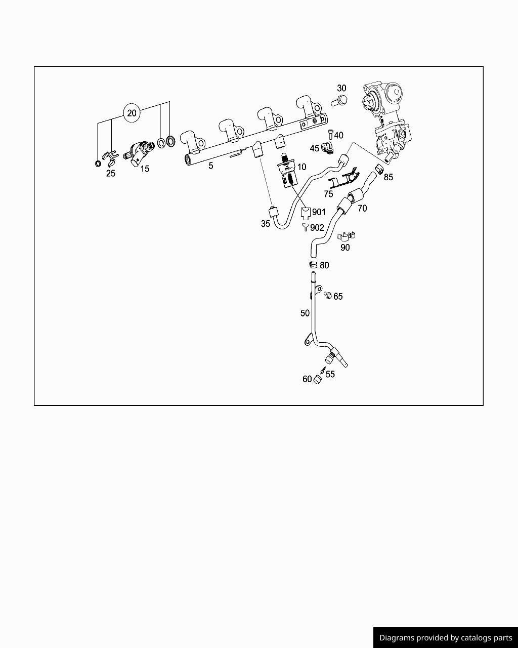 Mercedes Benz Fuel Line A2710701432 - LLLParts