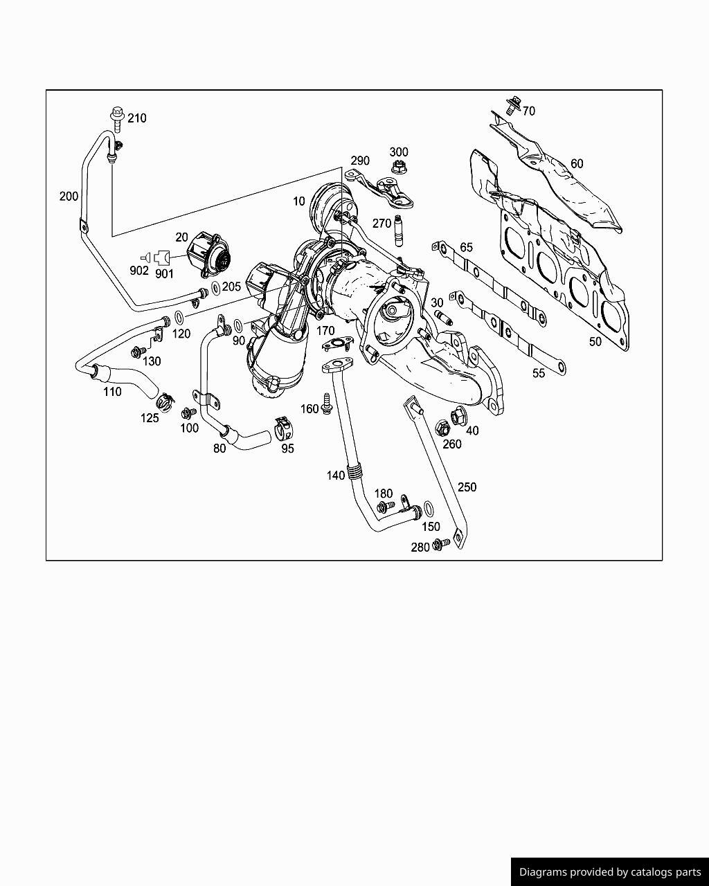 Mercedes Benz Coolant Line A2702030900 - LLLParts
