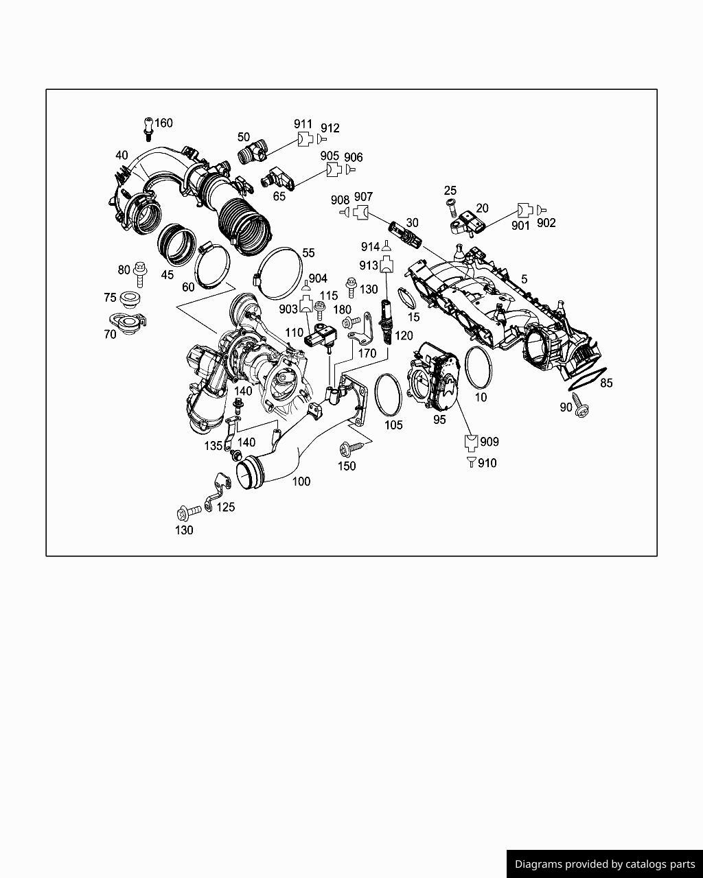 Mercedes Benz Electronic Acc. Motor A2701410025 - LLLParts