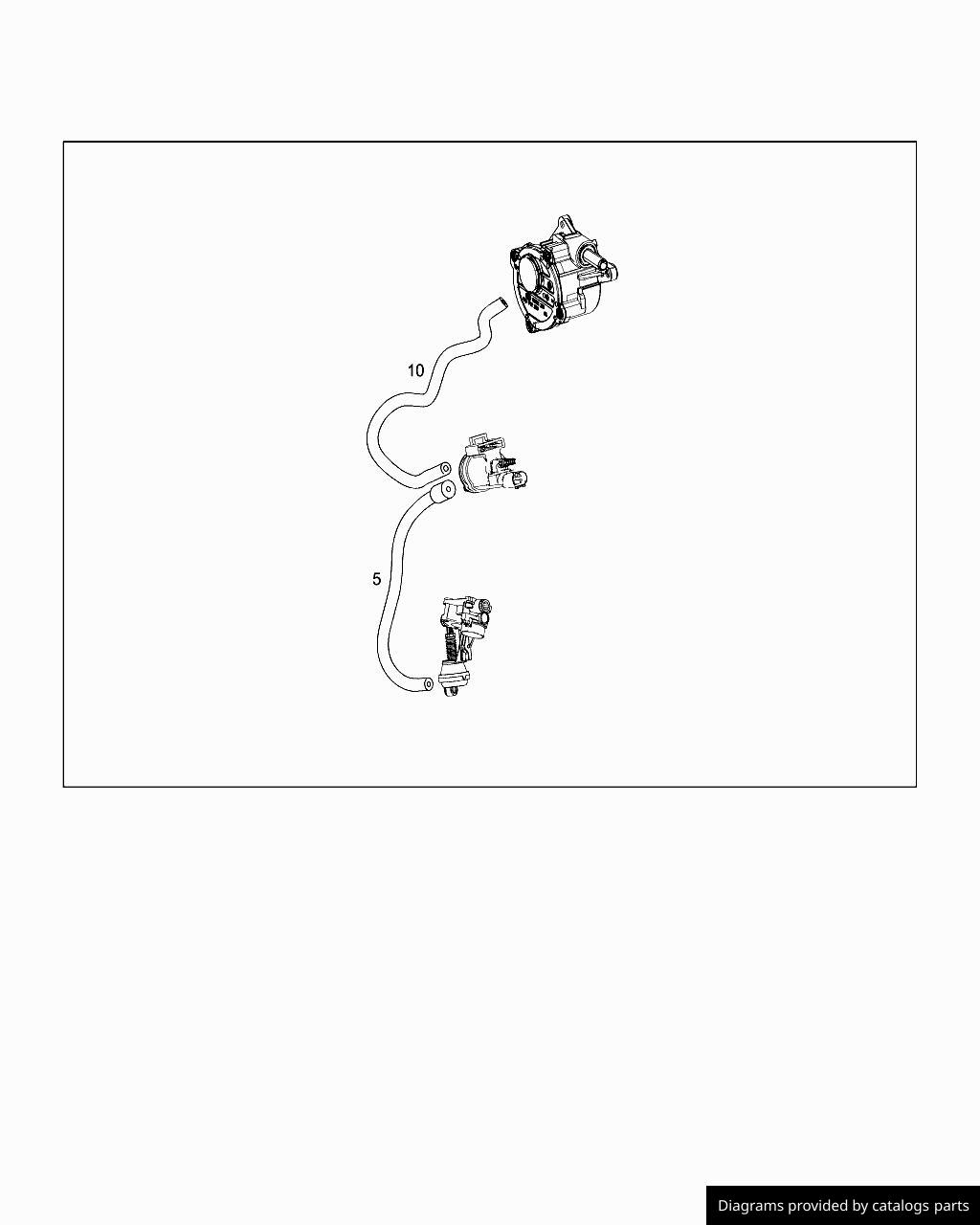 Mercedes Benz Vacuum Hose A0089976252 - LLLParts