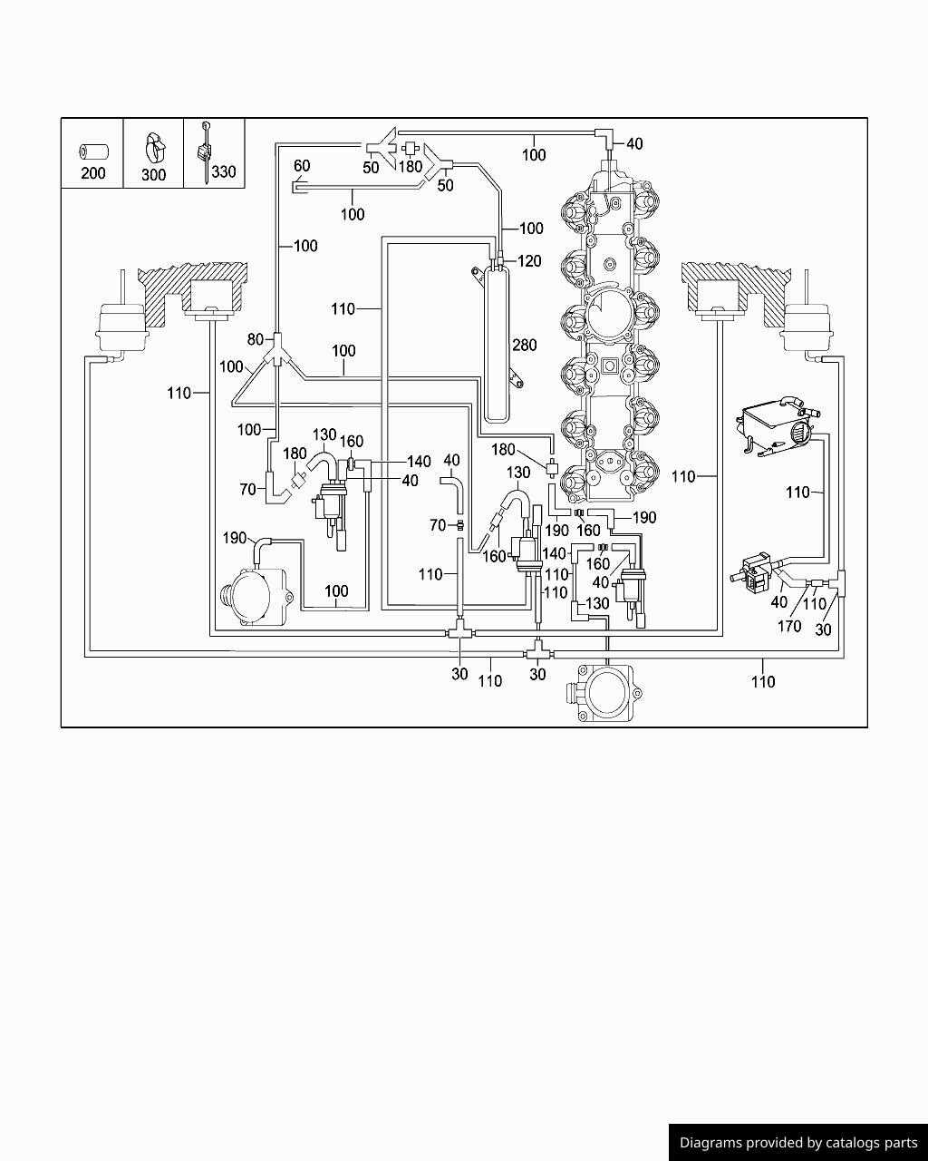 Mercedes Benz Branch Fitting A6010780445 - LLLParts
