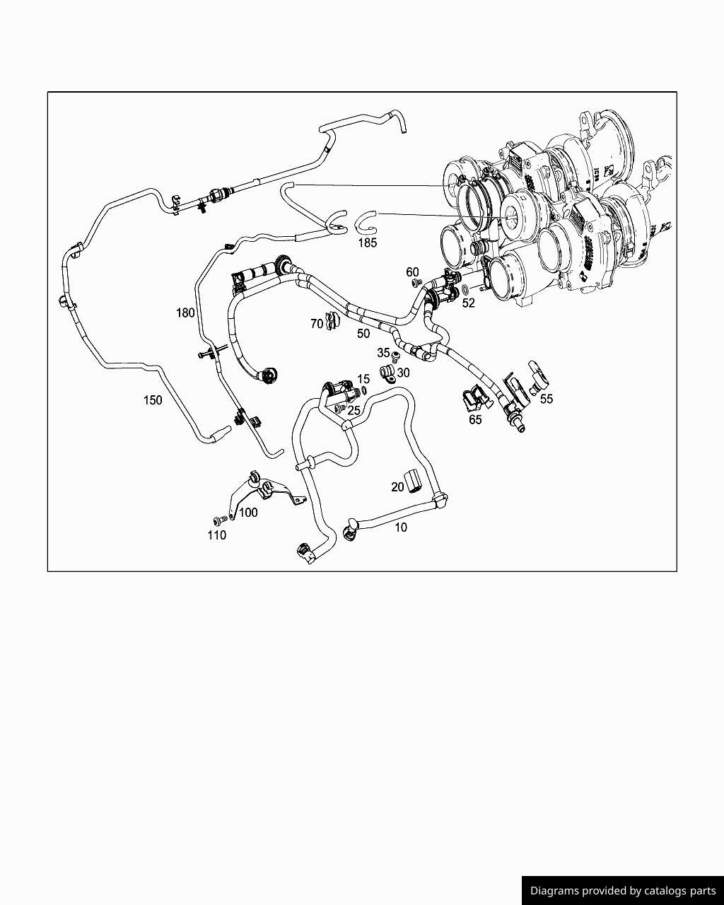 Mercedes Benz Vacuum Line A1771420600 - LLLParts