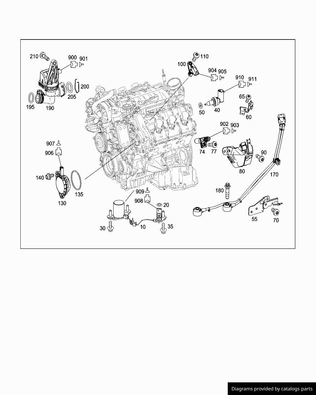 Mercedes Benz Shield A2761504775 - LLLParts