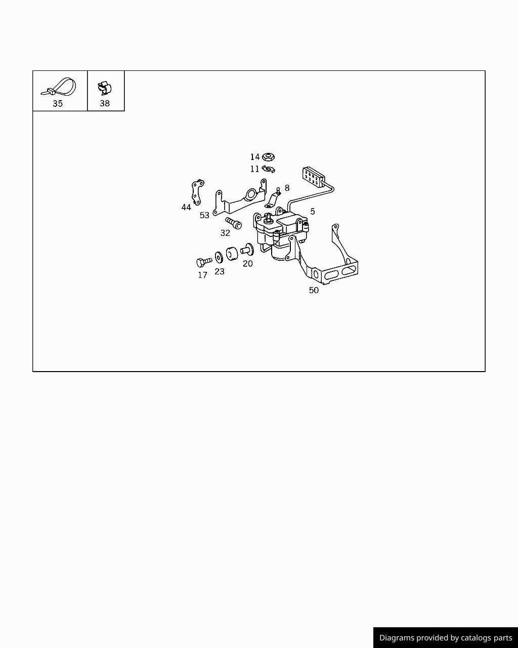 Mercedes Benz Bracket A6060720040 - LLLParts