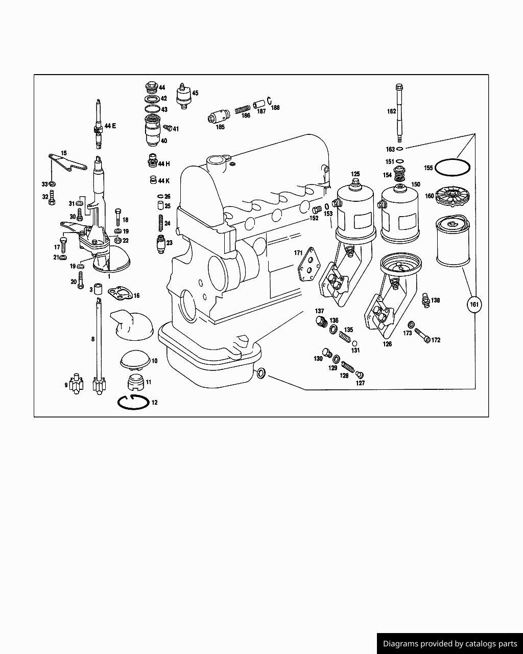 Mercedes Benz Filter Element A0001800209 - LLLParts