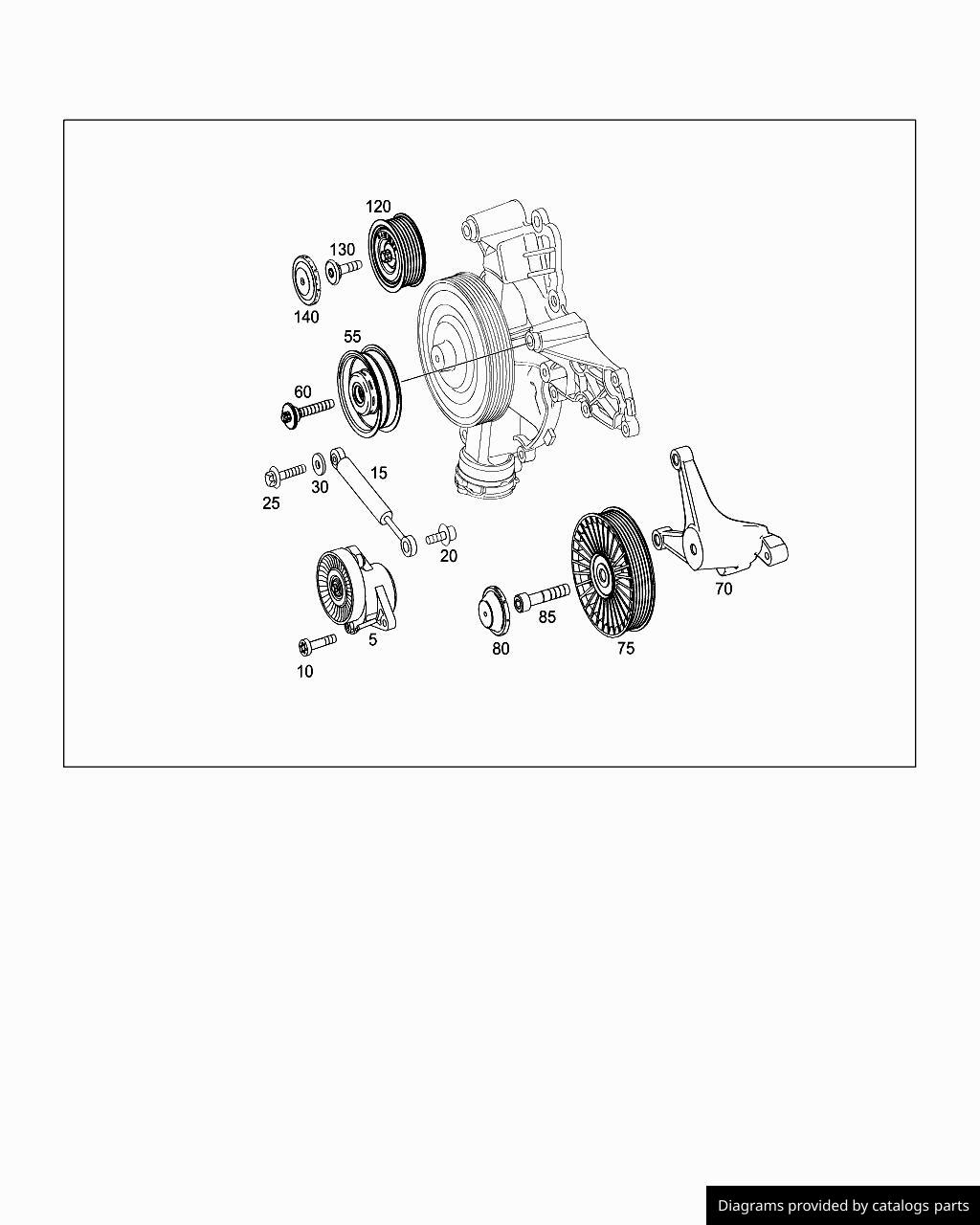 Mercedes Benz Guide Pulley A2722020000 - LLLParts