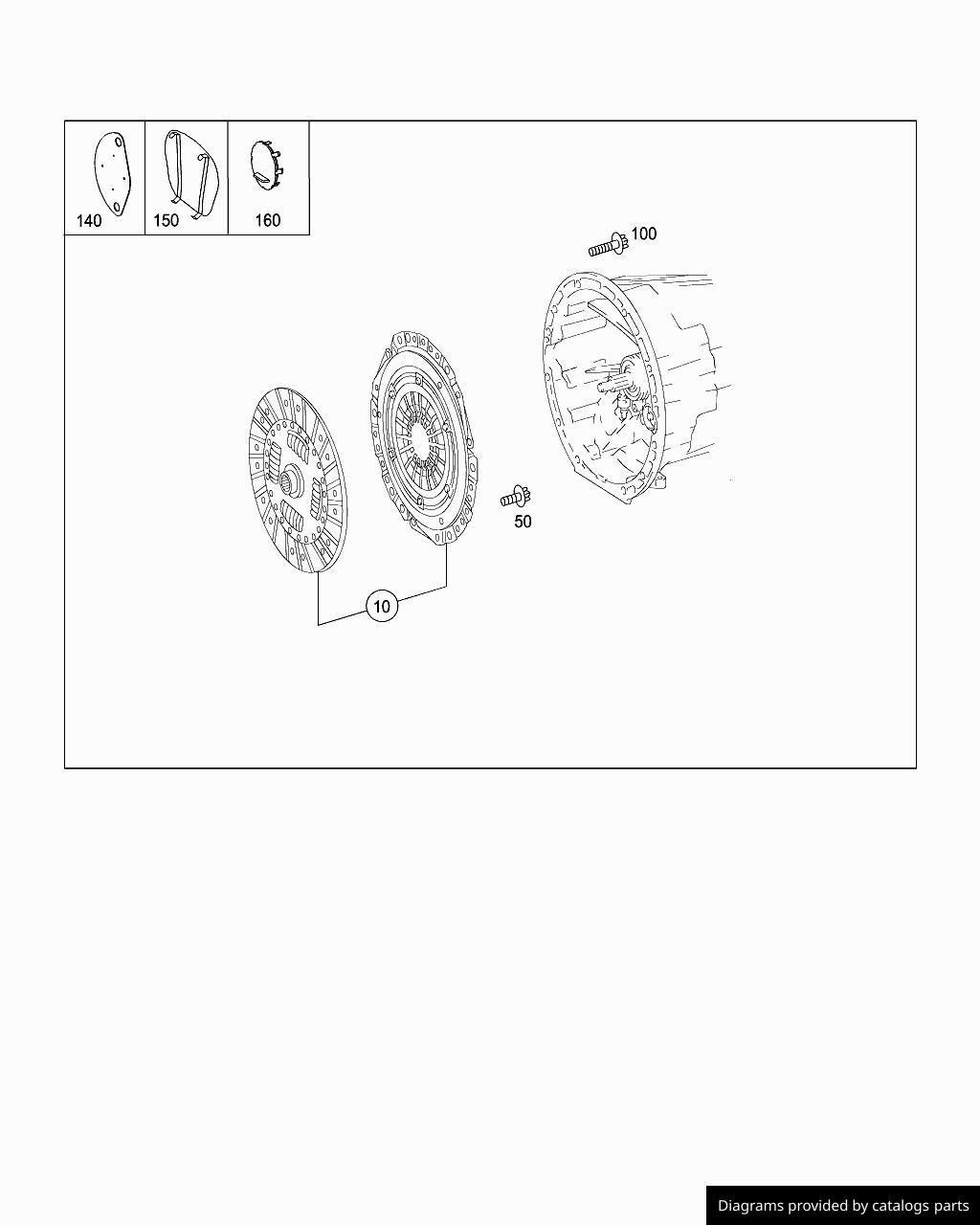 Mercedes Benz Clutch A0222509601 - LLLParts