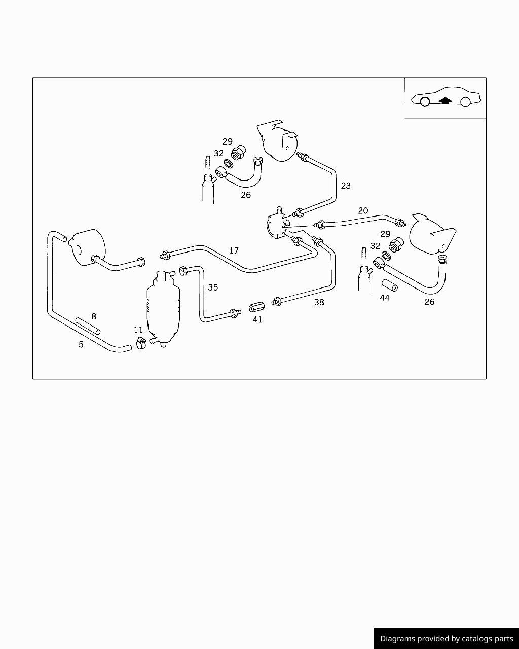 Mercedes Benz Line A1263207272 - LLLParts