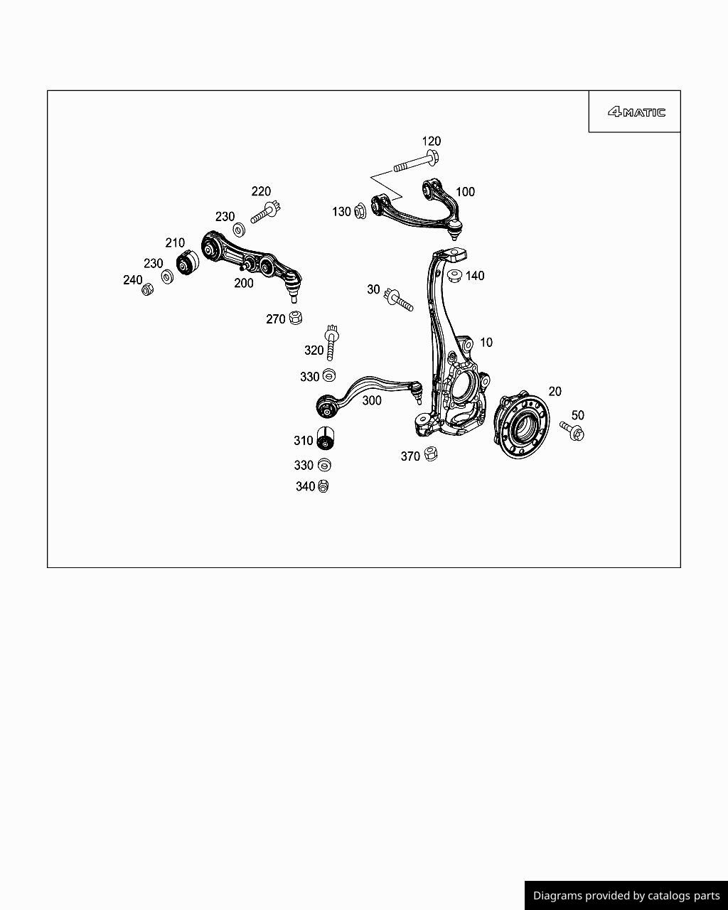 Mercedes Benz Strut Rod A2053301905 - LLLParts