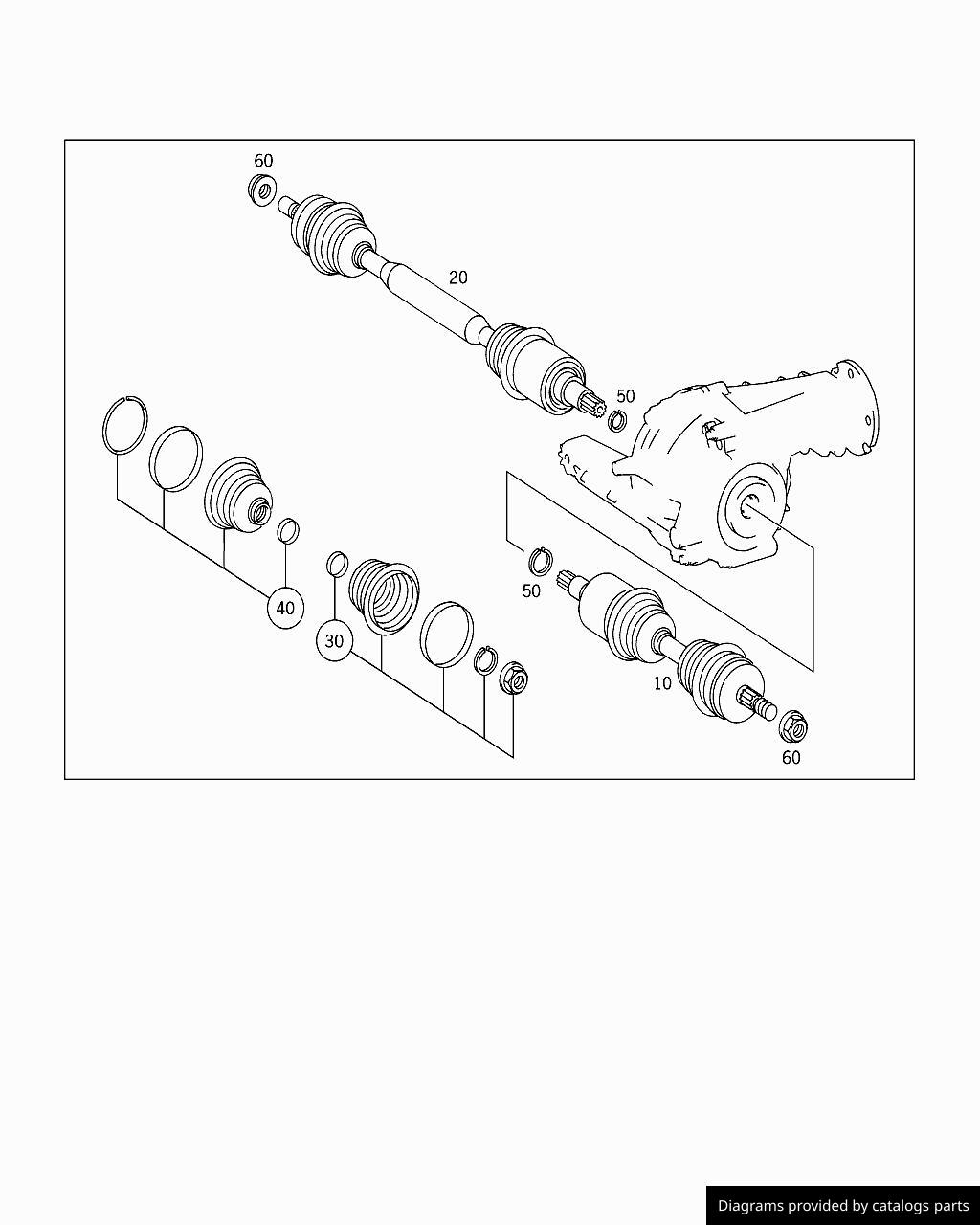 Mercedes Benz Ts Boot A1633300385 - LLLParts