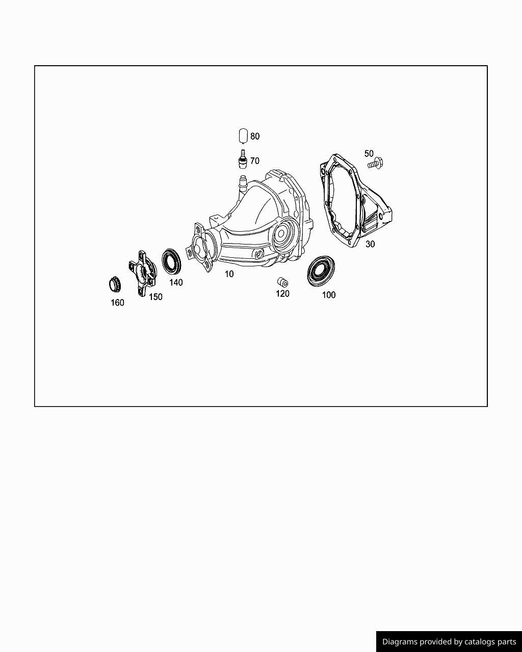 Mercedes Benz End Cover A2053510400 - LLLParts