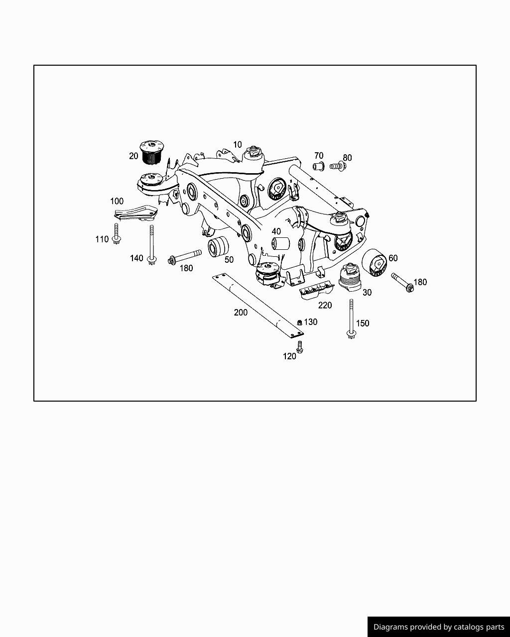 Mercedes Benz Cross Bridge A2933520000 - LLLParts