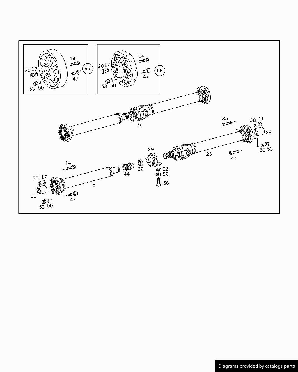 Mercedes Benz Ts Vibration Absorber A2024101947 - LLLParts