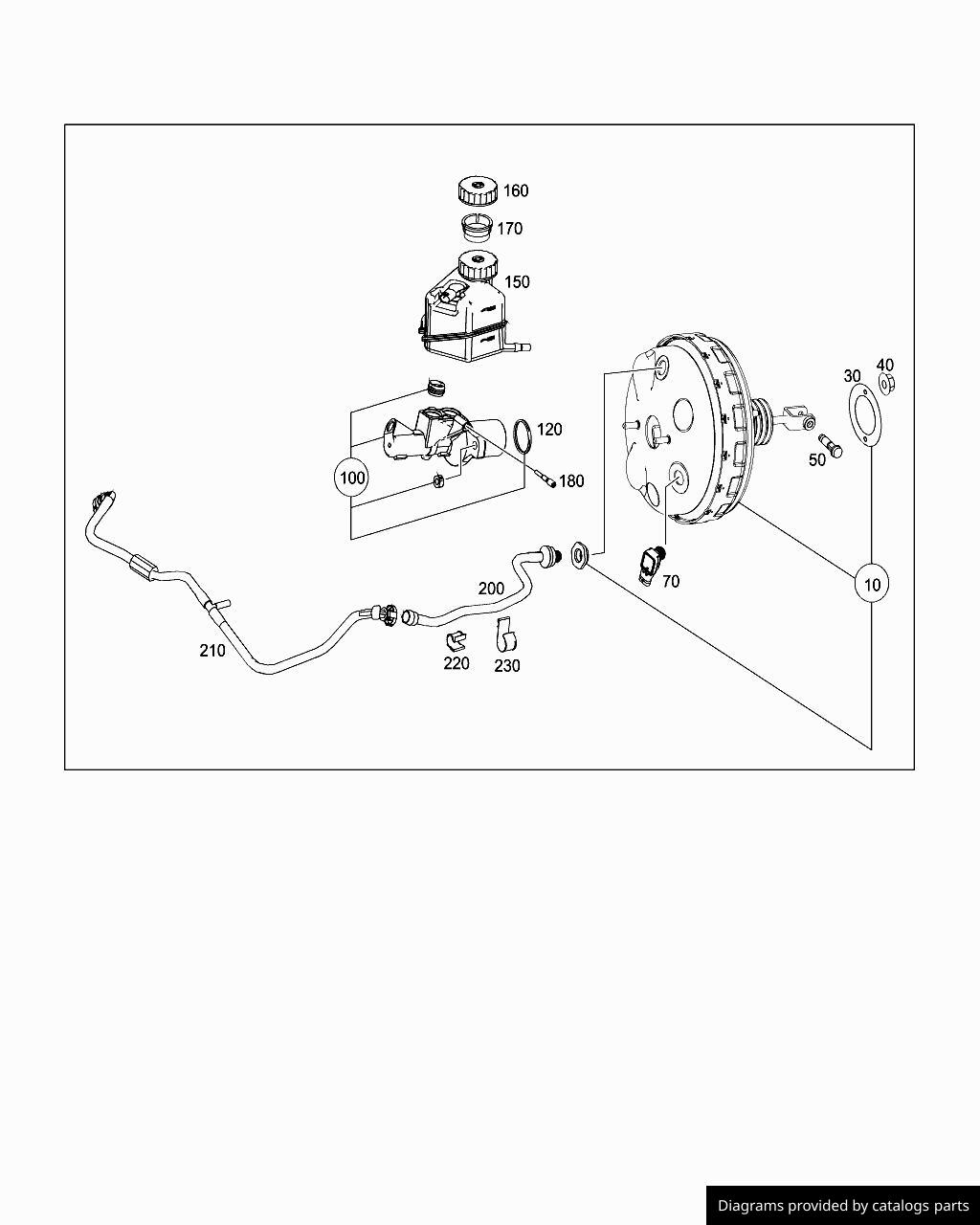 Mercedes Benz Vacuum Line A2044304129 - LLLParts