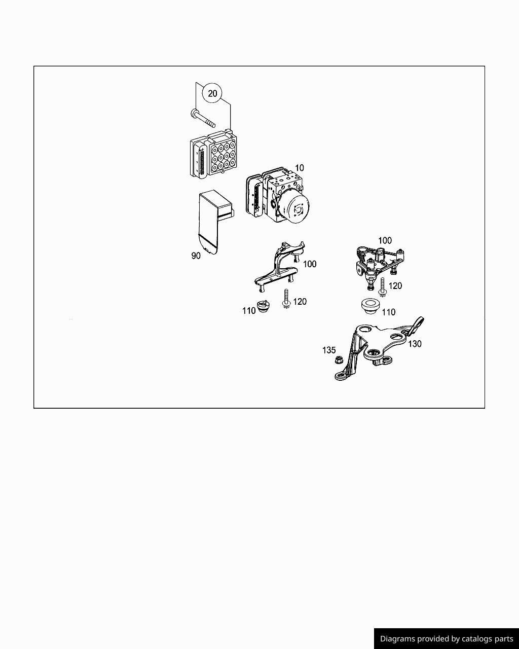 Mercedes Benz Hydraulic Unit A2044315512 - LLLParts