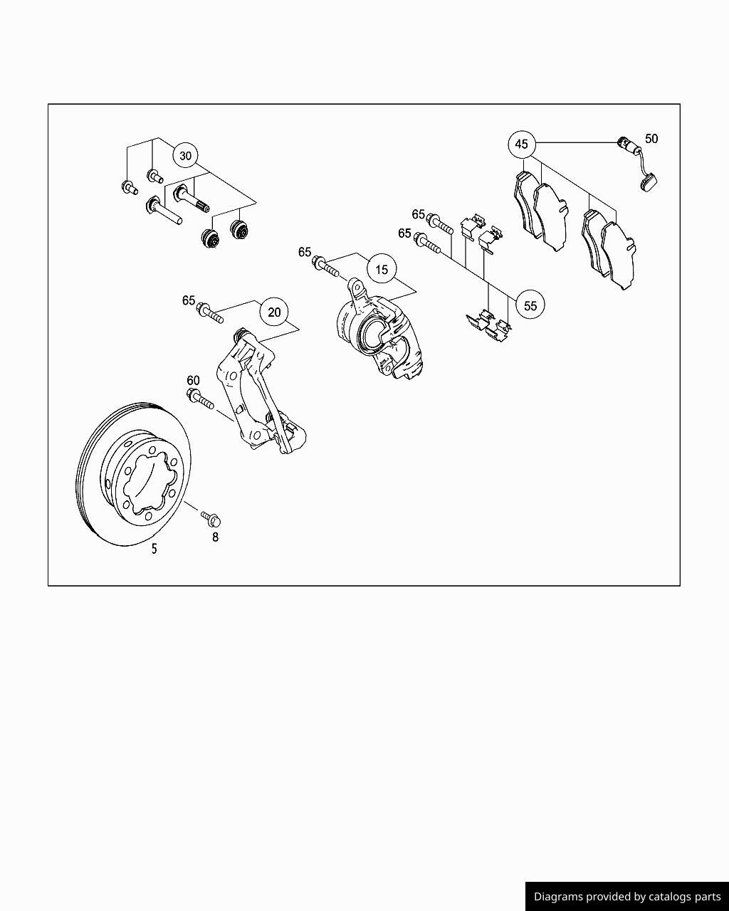 Mercedes Benz Ts Disk Brake Pad A0054207420 - LLLParts