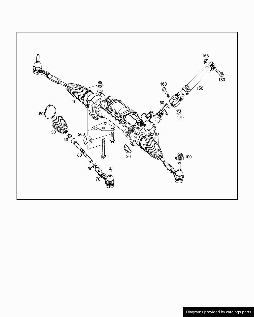 Mercedes Benz Power Steering System A2314606900 - LLLParts