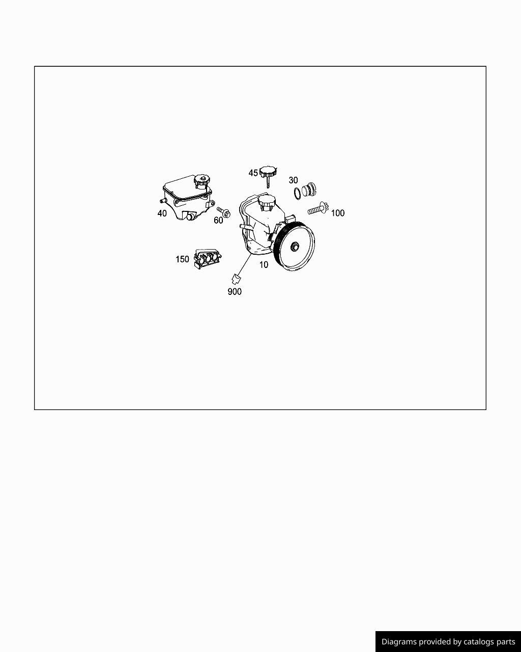 Mercedes Benz Hydraulic Pump A0034664301 - LLLParts