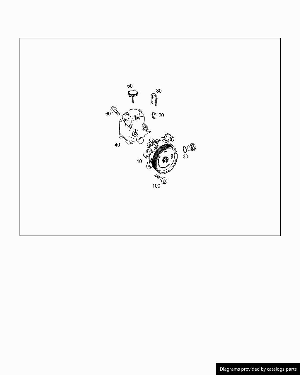 Mercedes Benz Power Steering Pump A0064666501 - LLLParts