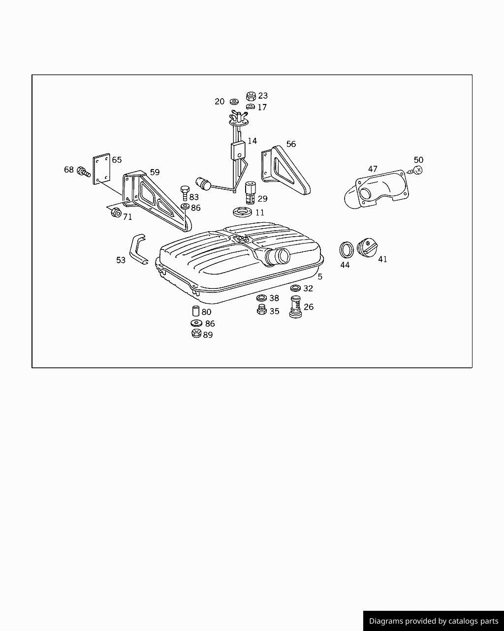 Mercedes Benz Loom Tie A0039975390 - LLLParts