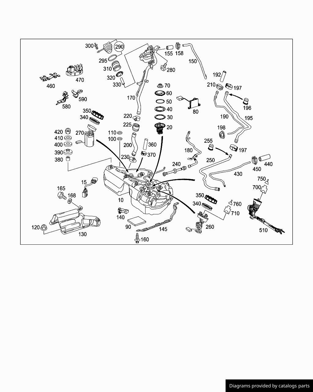 Mercedes Benz Damping Strip A2214760184 - LLLParts